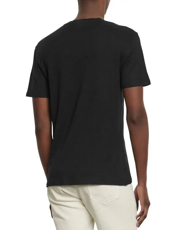 Sandro Clash Linen Tee - Black