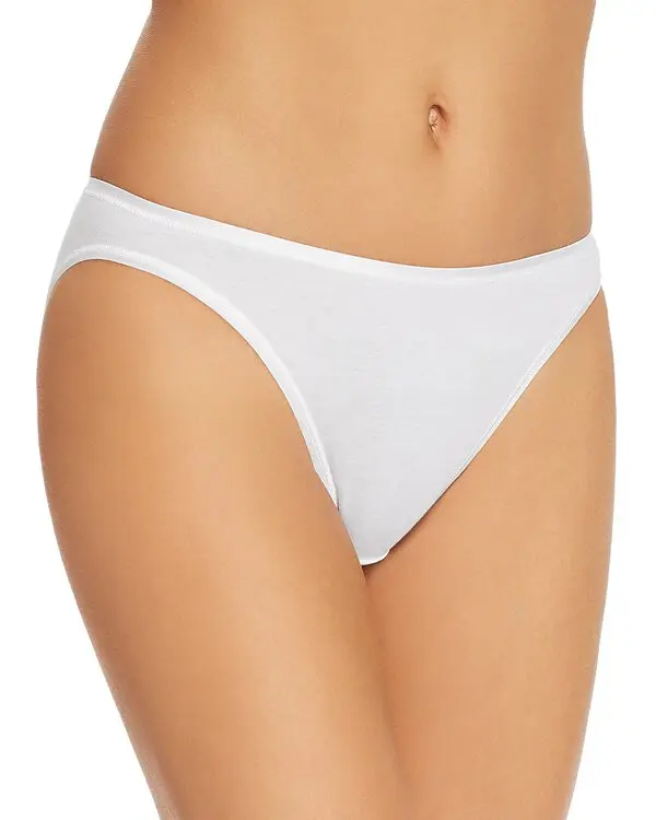 Hanro Cotton Seamless Bikini - White