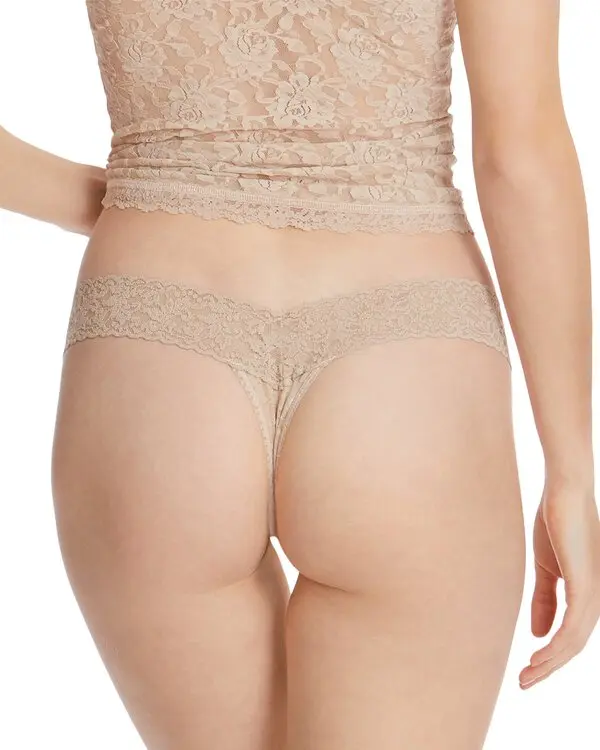 Hanky Panky Signature Lace Petite Thong - Chai