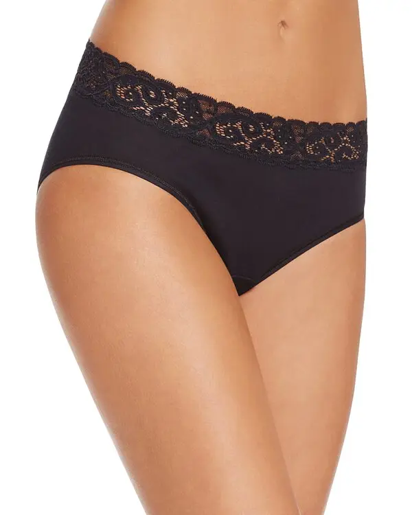 Hanro Moments Cotton Hipster - Black