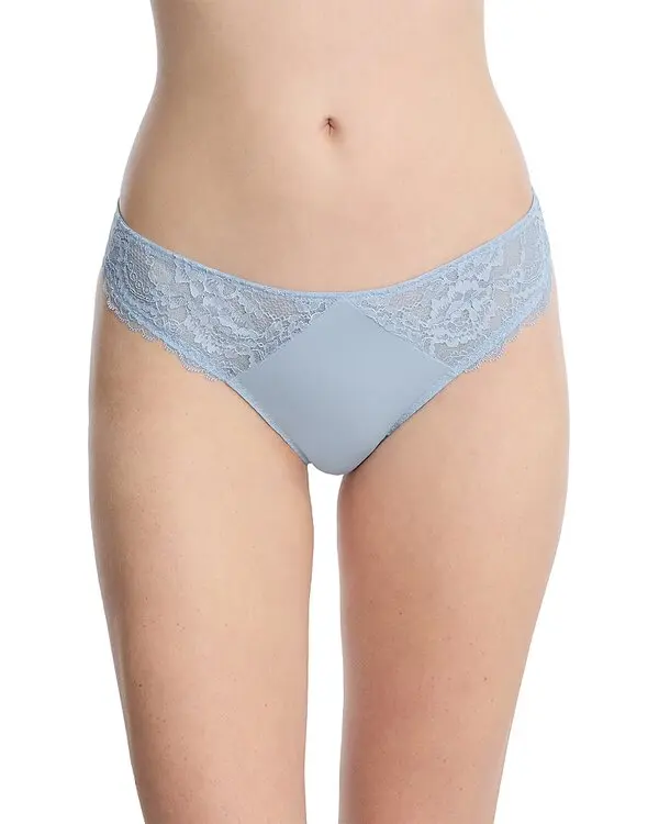 SKARLETT BLUE Minx Lace Front Thong - Blue Moon