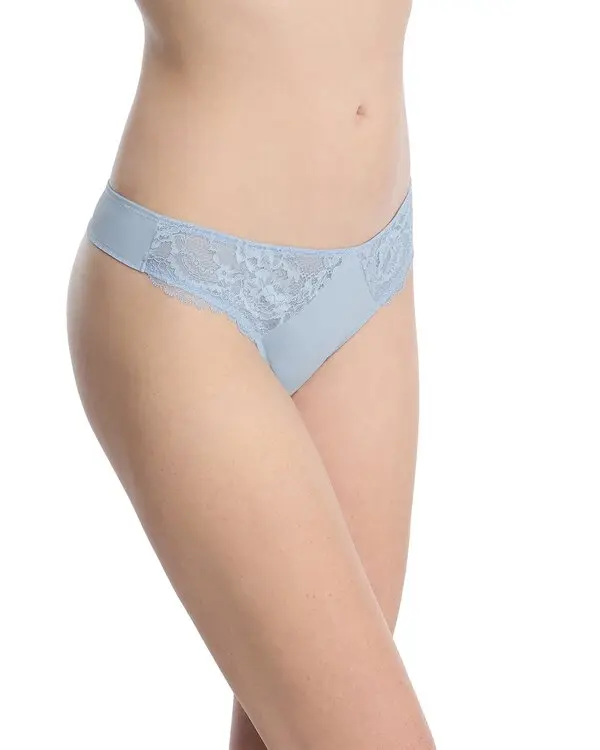 SKARLETT BLUE Minx Lace Front Thong - Blue Moon