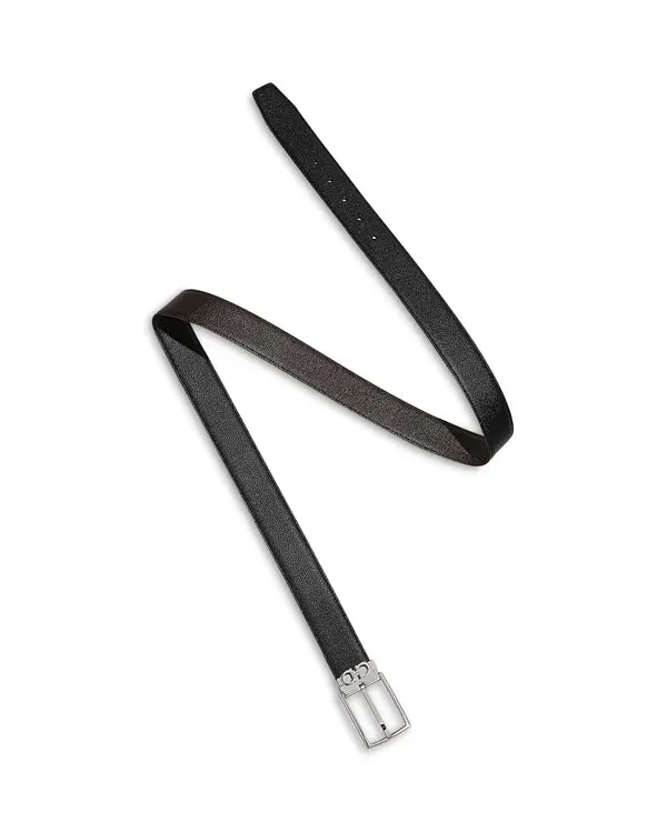 FERRAGAMO Gancini Keeper Reversible Belt - Black/brown