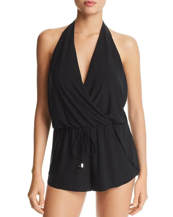 Magicsuit Solid Bianca Romper One Piece Swimsuit - Black