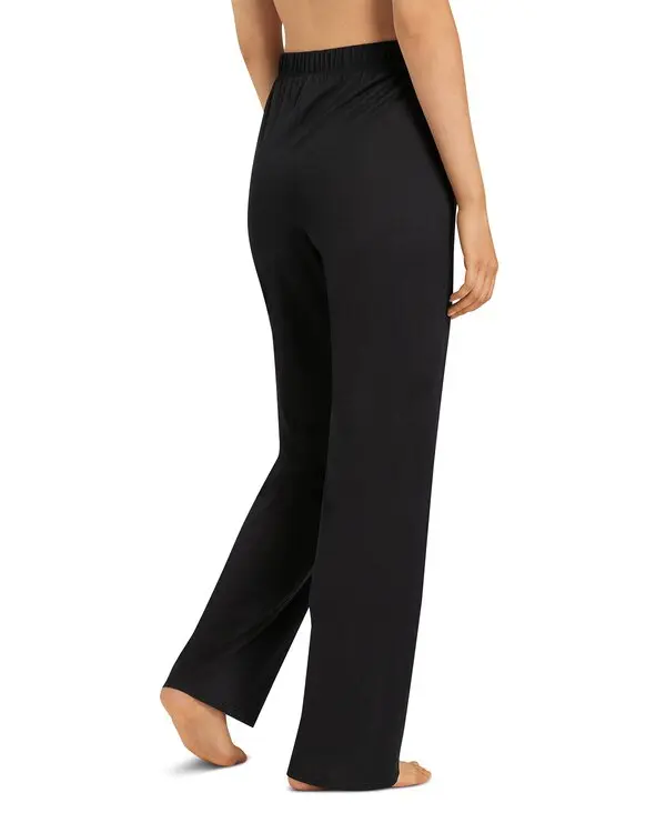 Hanro Cotton Deluxe Drawstring Lounge Pants - Black