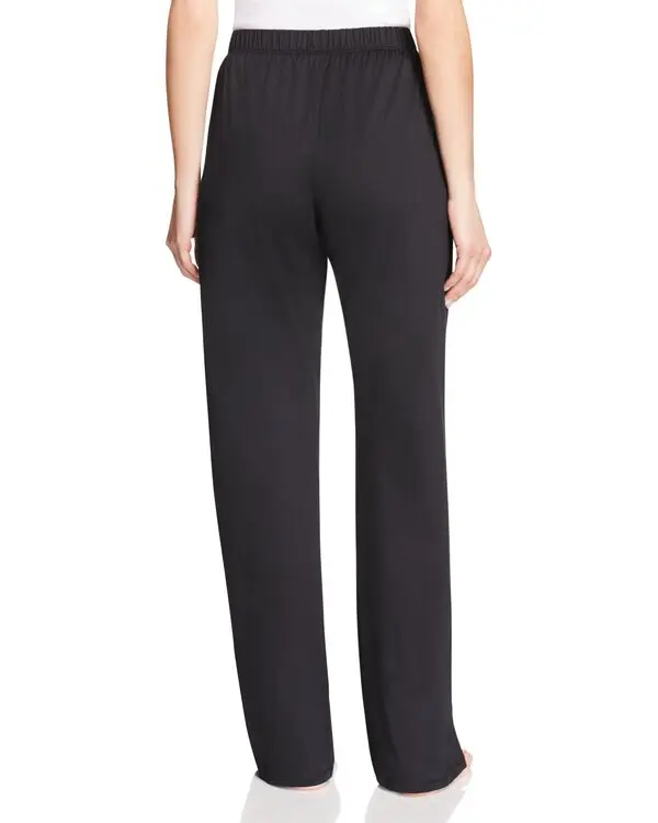 Hanro Cotton Deluxe Drawstring Lounge Pants - Black