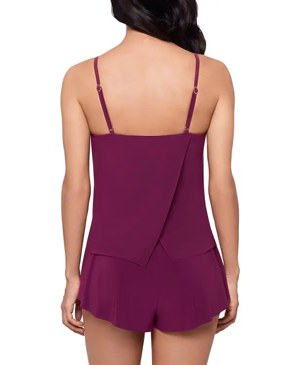Magicsuit Solid Mila One Piece Swim Romper - Boysenberry