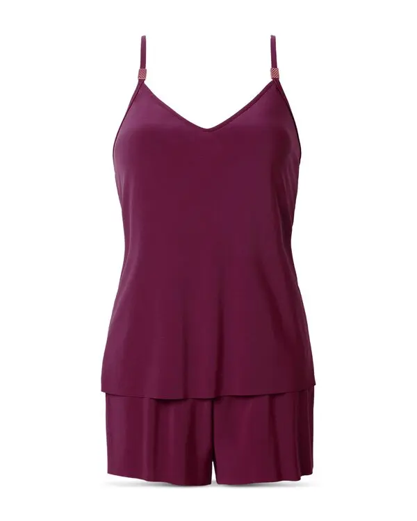 Magicsuit Solid Mila One Piece Swim Romper - Boysenberry