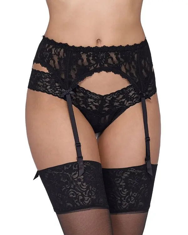 Hanky Panky Signature Lace Garter Belt - Black