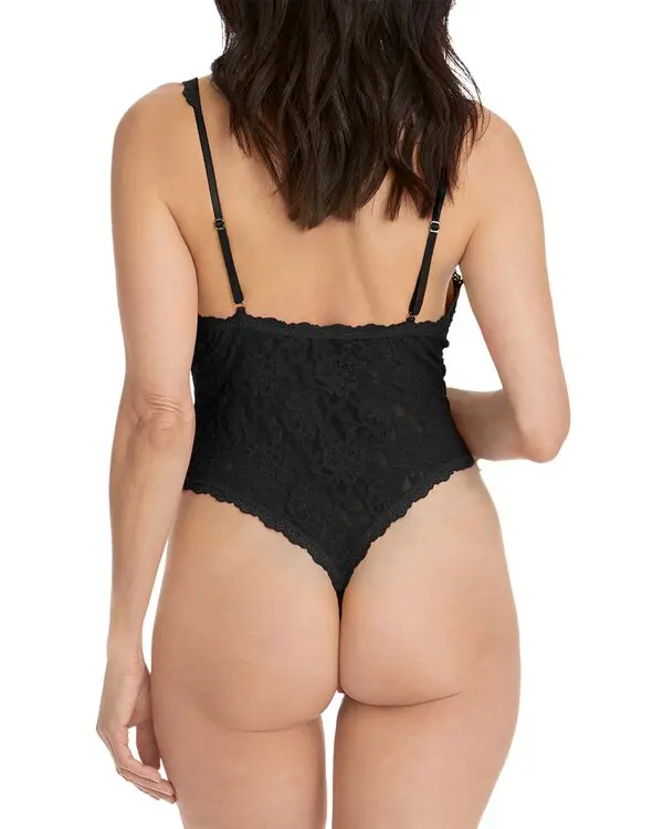 Hanky Panky After Midnight Signature Lace Open Panel Teddy Bodysuit