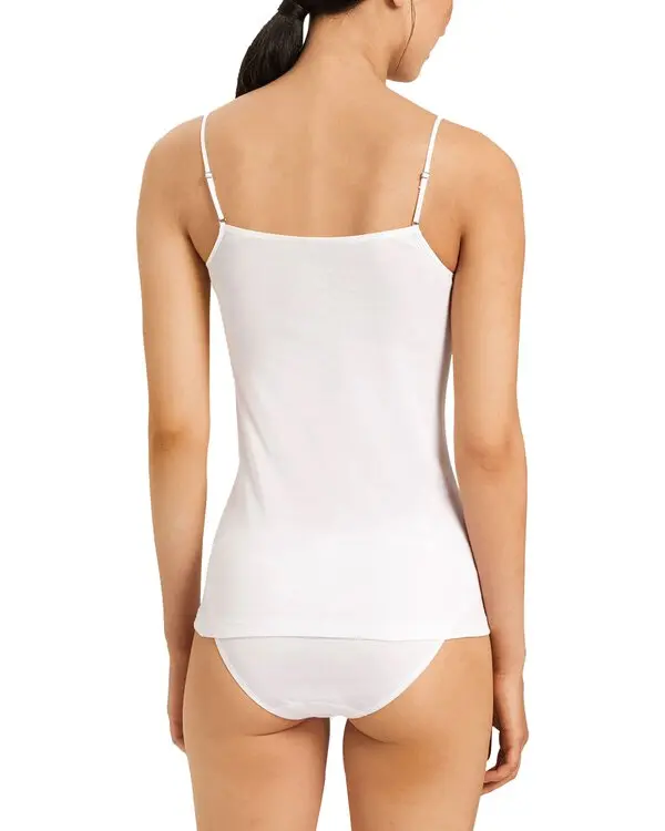 Hanro Moments Spaghetti Strap Camisole - White
