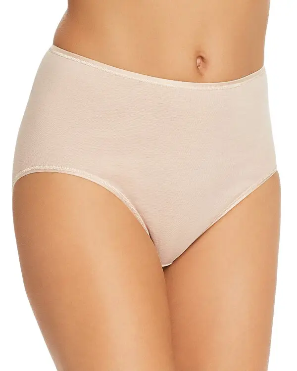 Hanro Cotton Seamless Full Briefs - Beige