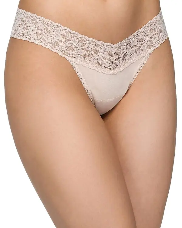 Hanky Panky Supimacotton Low-rise Thong - Chai
