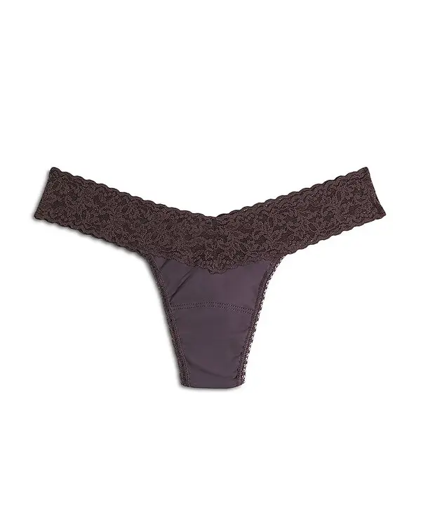Hanky Panky Supimacotton Low-rise Thong - Dusk