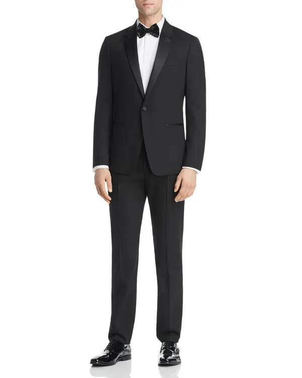 Theory Chambers Slim Fit Tuxedo Jacket - Black