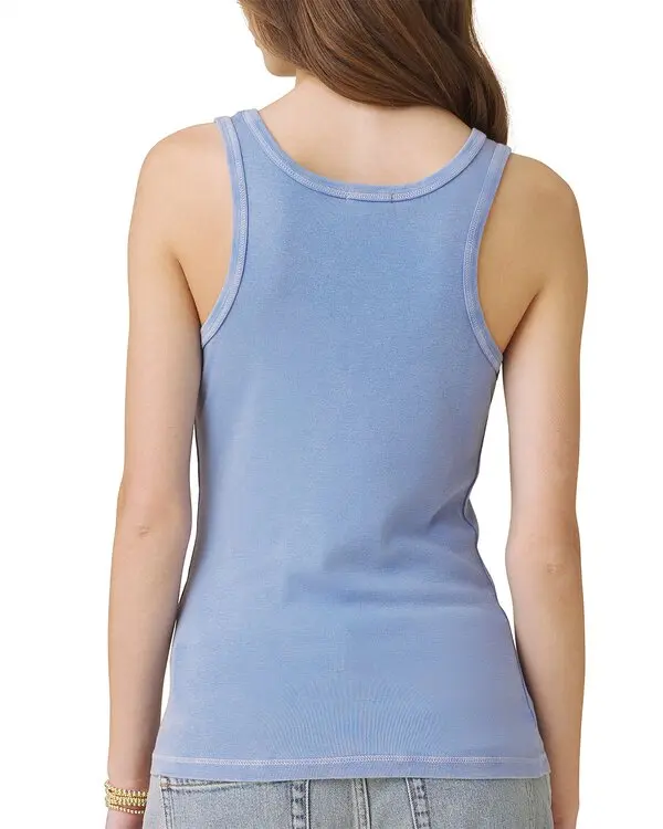 Splendid 1x1 Ribbed Tank - Azure