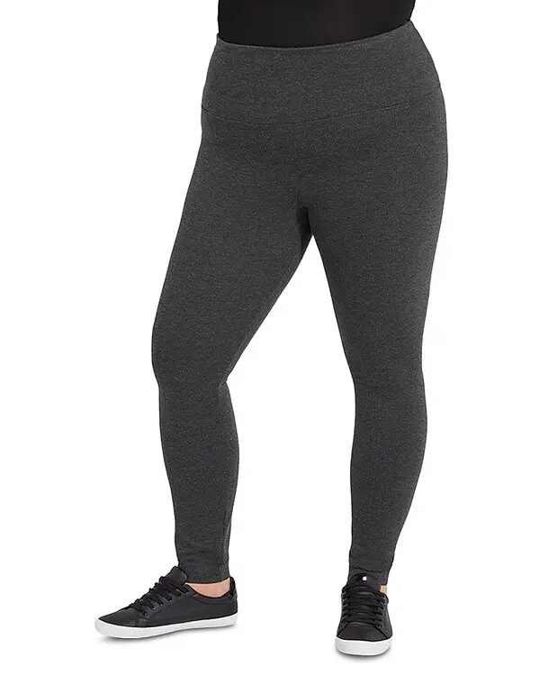 Lyssé Center Seam Ponte Leggings - Charcoal