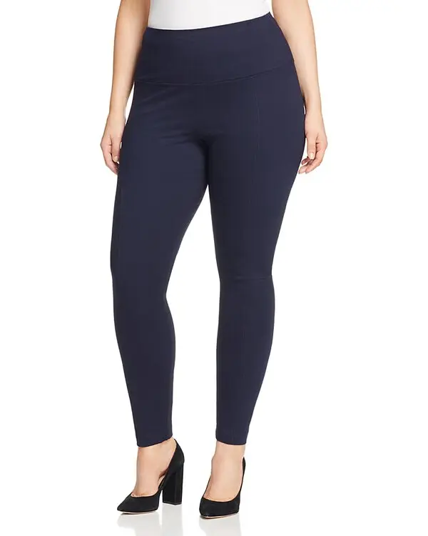 Lyssé Center Seam Ponte Leggings - Midnight