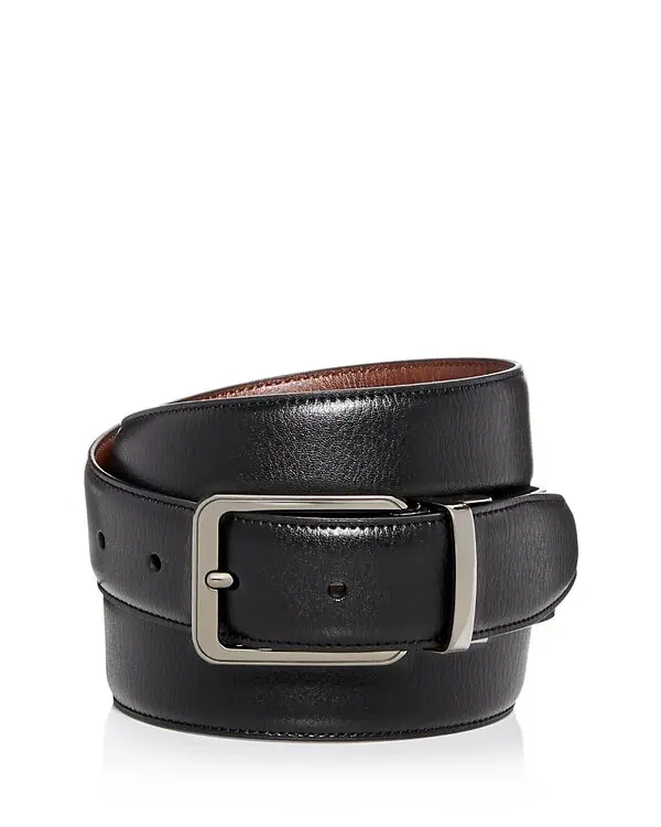 Bloomingdale'S Reversible Leather Belt - Black
