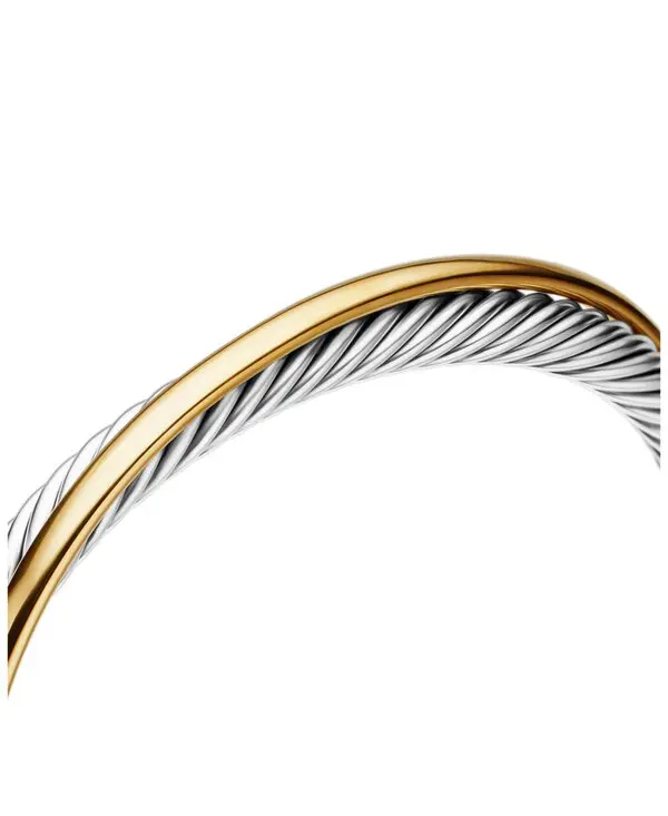 David Yurman Crossover Cuff - Silver/yellow Gold