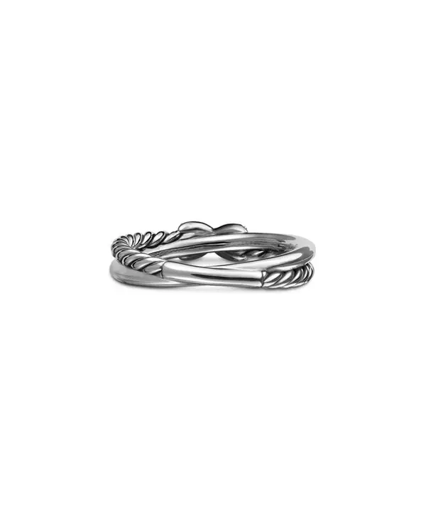 David Yurman Sterling Petite X Ring