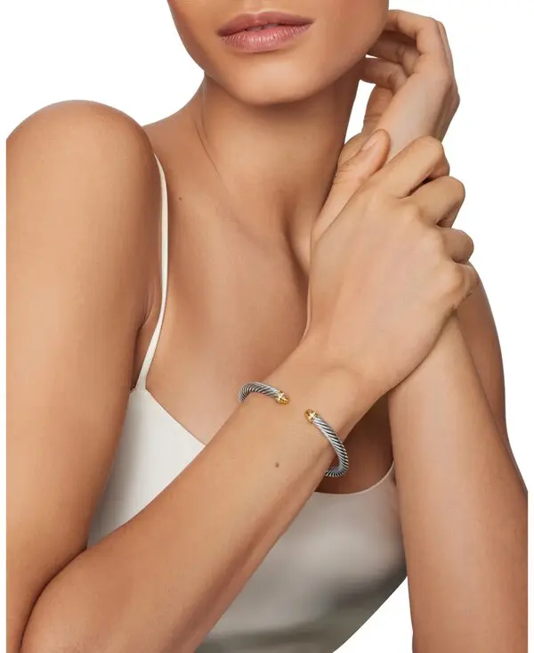 David Yurman Cable Classics Bracelet With Diamonds