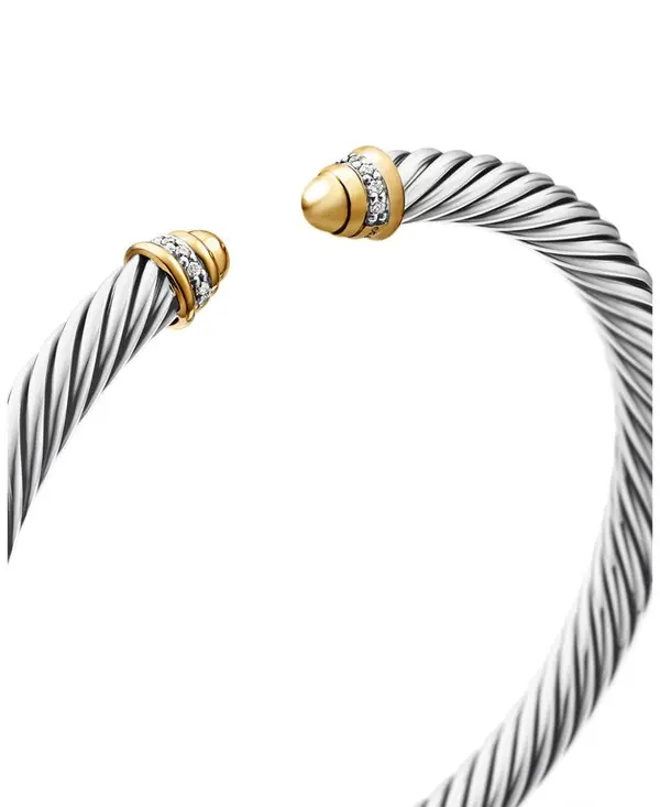 David Yurman Cable Classics Bracelet With Diamonds