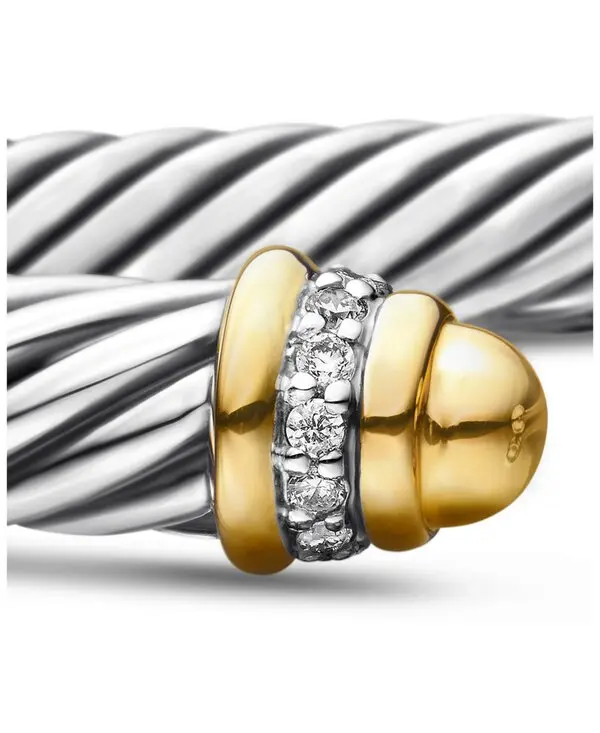 David Yurman Cable Classics Bracelet With Diamonds