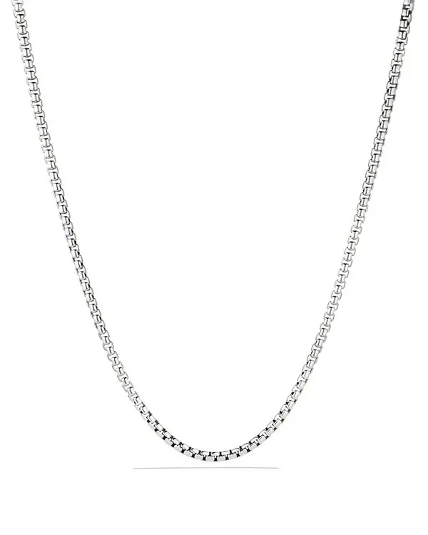 David Yurman Extra Large Box Chain - Silver