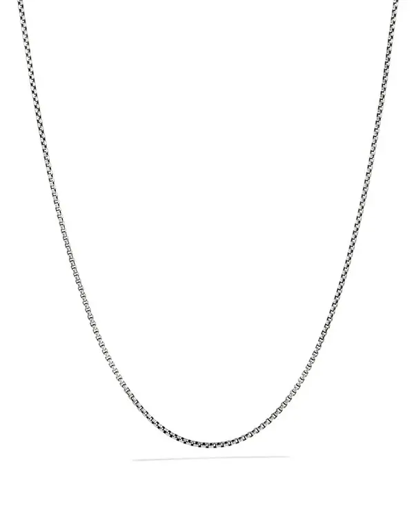 David Yurman Box Chain Necklace - Silver/gold