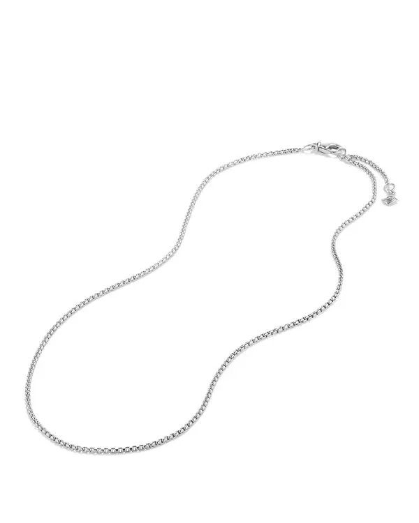 David Yurman Box Chain Necklace - Silver/gold