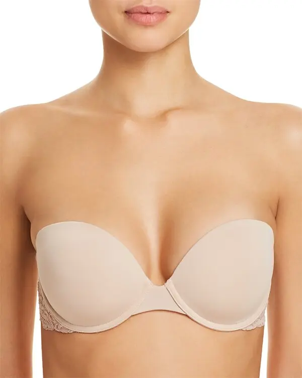 SKARLETT BLUE Goddess Plunge Strapless Bra - Cashmere