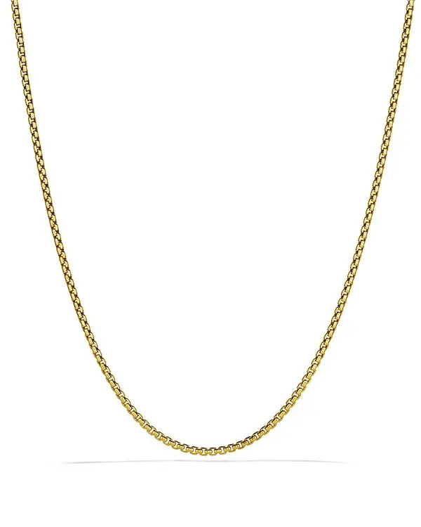 David Yurman Small Box Chain - Gold