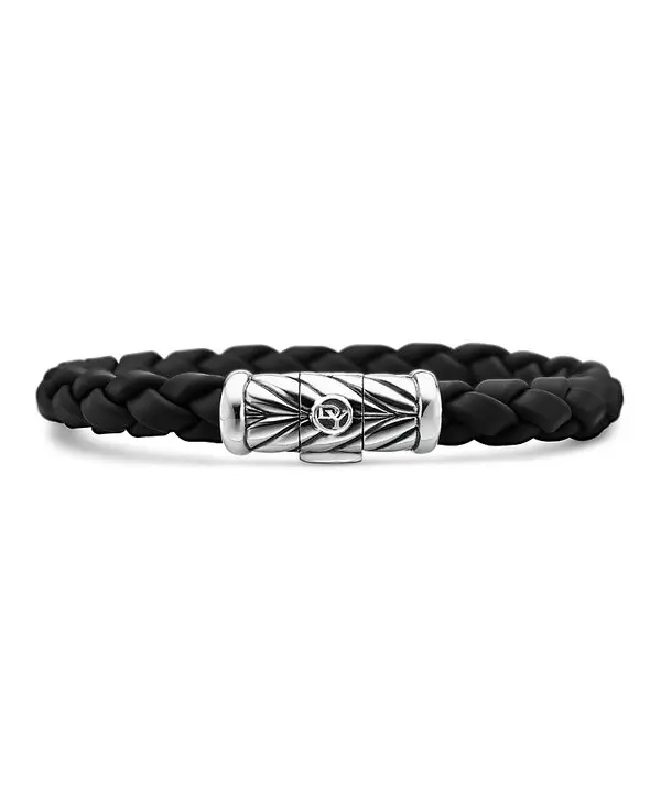 David Yurman Chevron Bracelet - Black/silver
