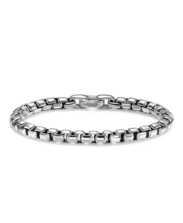 David Yurman Box Chain Bracelet - Silver