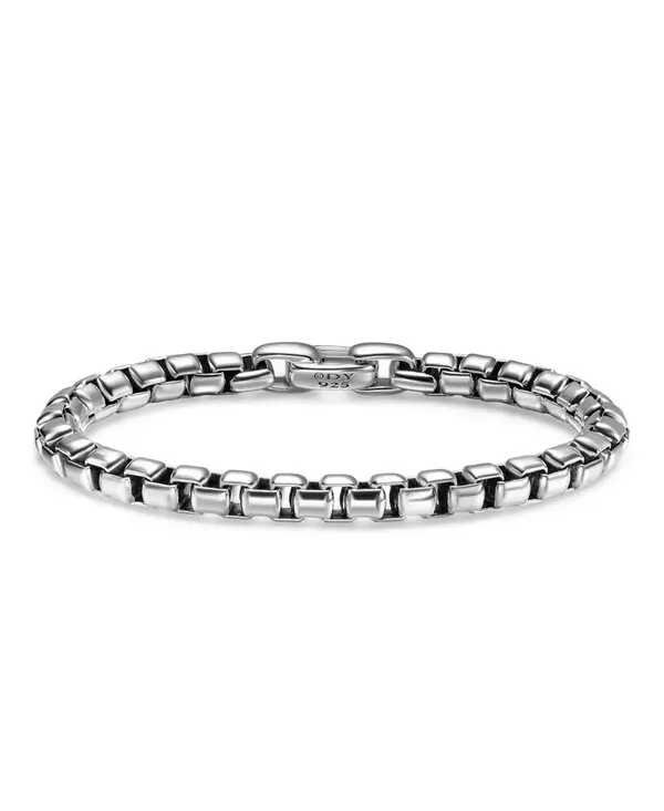 David Yurman Box Chain Bracelet - Silver
