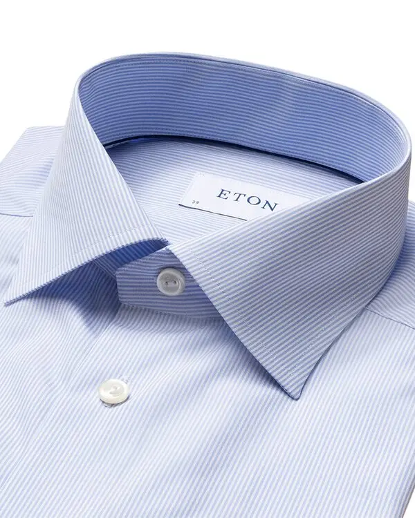 Eton Contemporary Fit Bengal Striped Dress Shirt