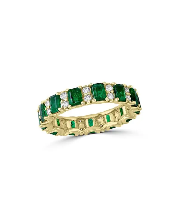 Bloomingdale'S Emerald And Diamond Ring - Green/gold