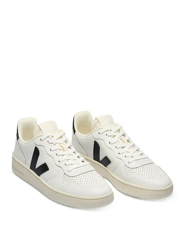 VEJA V- Low Top Sneakers - White/black