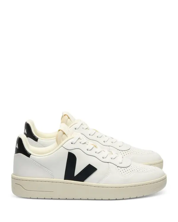 VEJA V- Low Top Sneakers - White/black