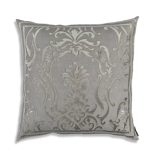 LILI ALESSANDRA Louie Square Pillow - Light Gray