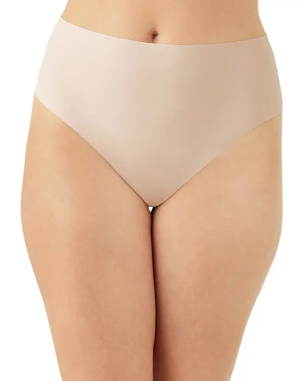Wacoal B. Tempt'd B. Bare Hi Waist Thong - Au Natural