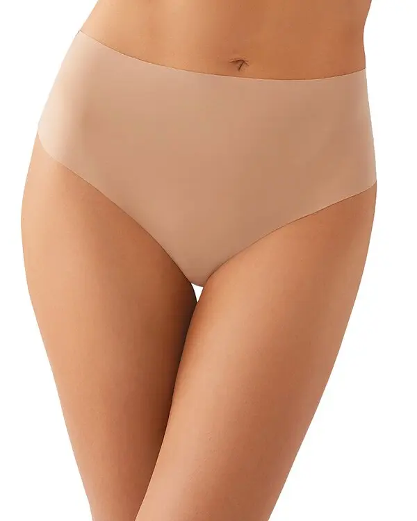 Wacoal B. Tempt'd B. Bare Hi Waist Thong - Chai