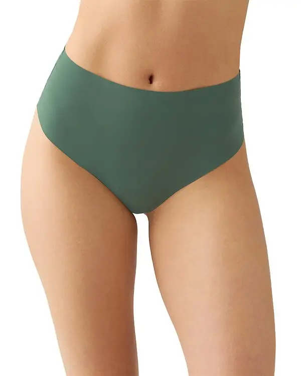 Wacoal B. Tempt'd B. Bare Hi Waist Thong - Cilantro
