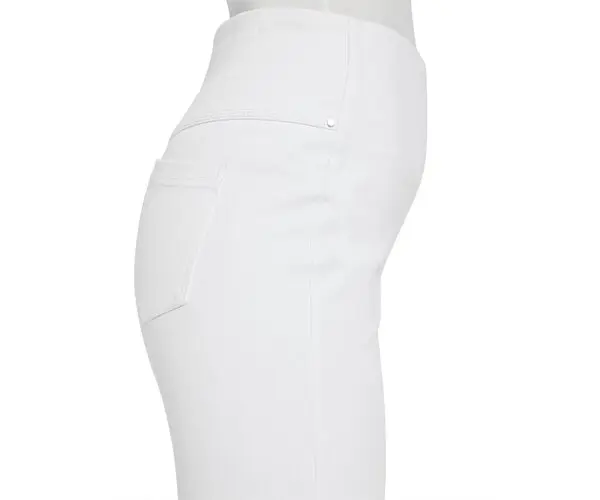 Lyssé Cuffed Denim Shorts - White