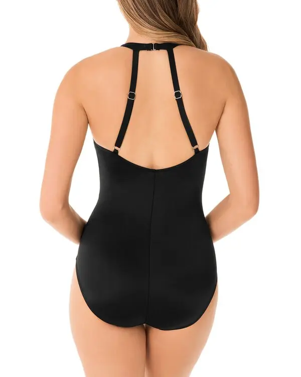 Miraclesuit Rock Solid Wrapsody One-piece Swimsuit - Black