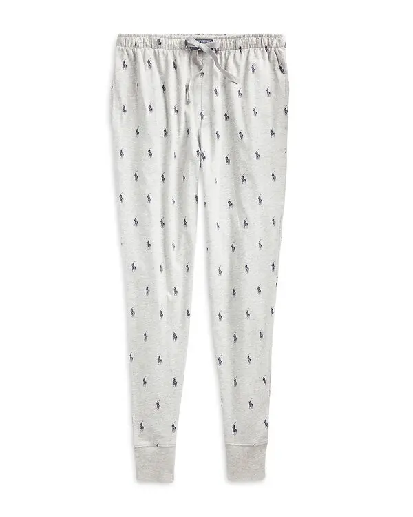 Polo Ralph Lauren Pony Print Pajama Jogger Pants - Andover Heather