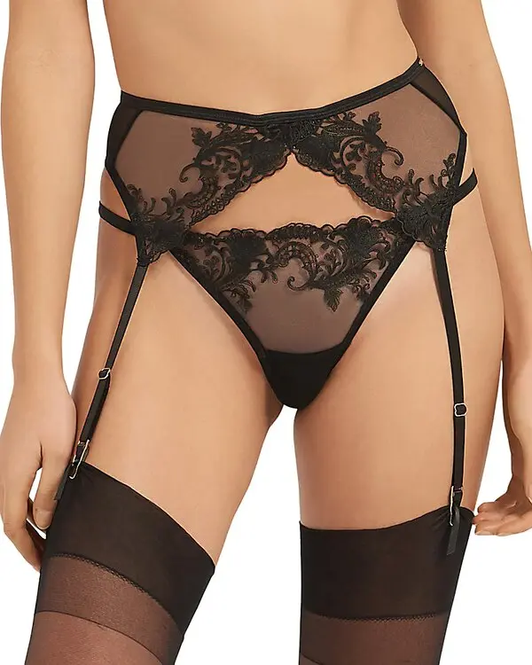Bluebella Marseille Garter Belt - Black