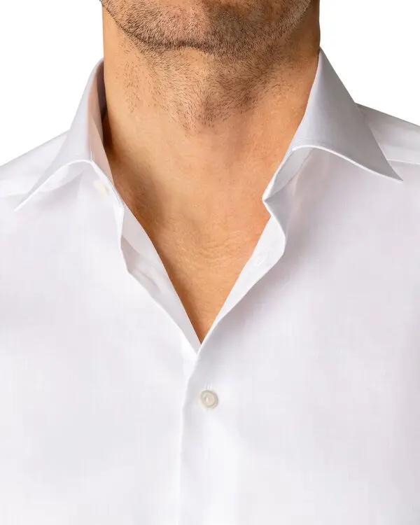 Eton Slim Fit Signature Twill Dress Shirt - White