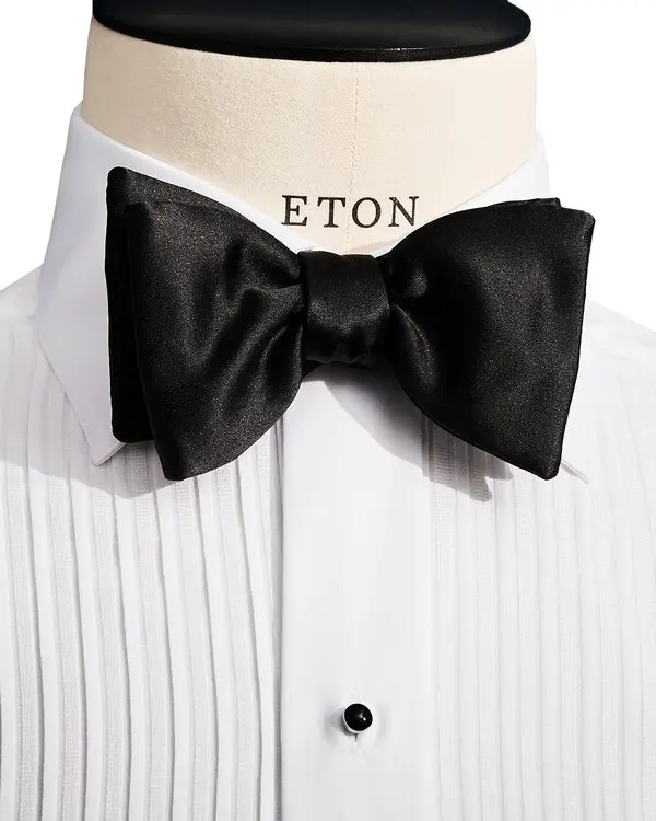 Eton Satin Bow Tie - Black